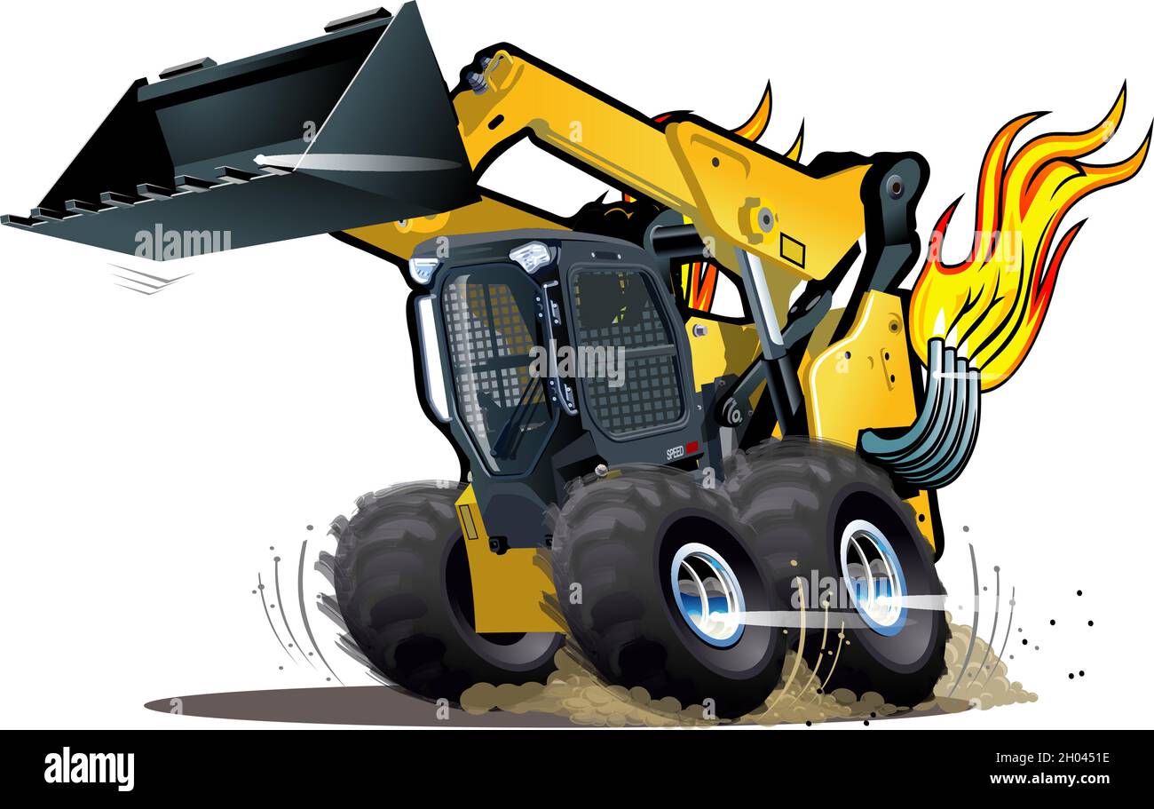 Vector Cartoon Skid Sreer. Available EPS-10 vector format separated by ...