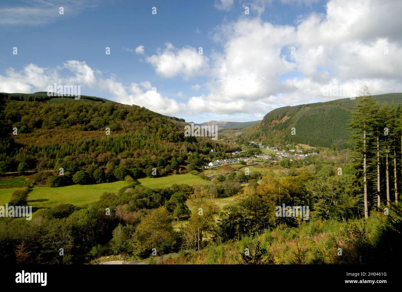 Corris village hi-res stock photography and images - Alamy