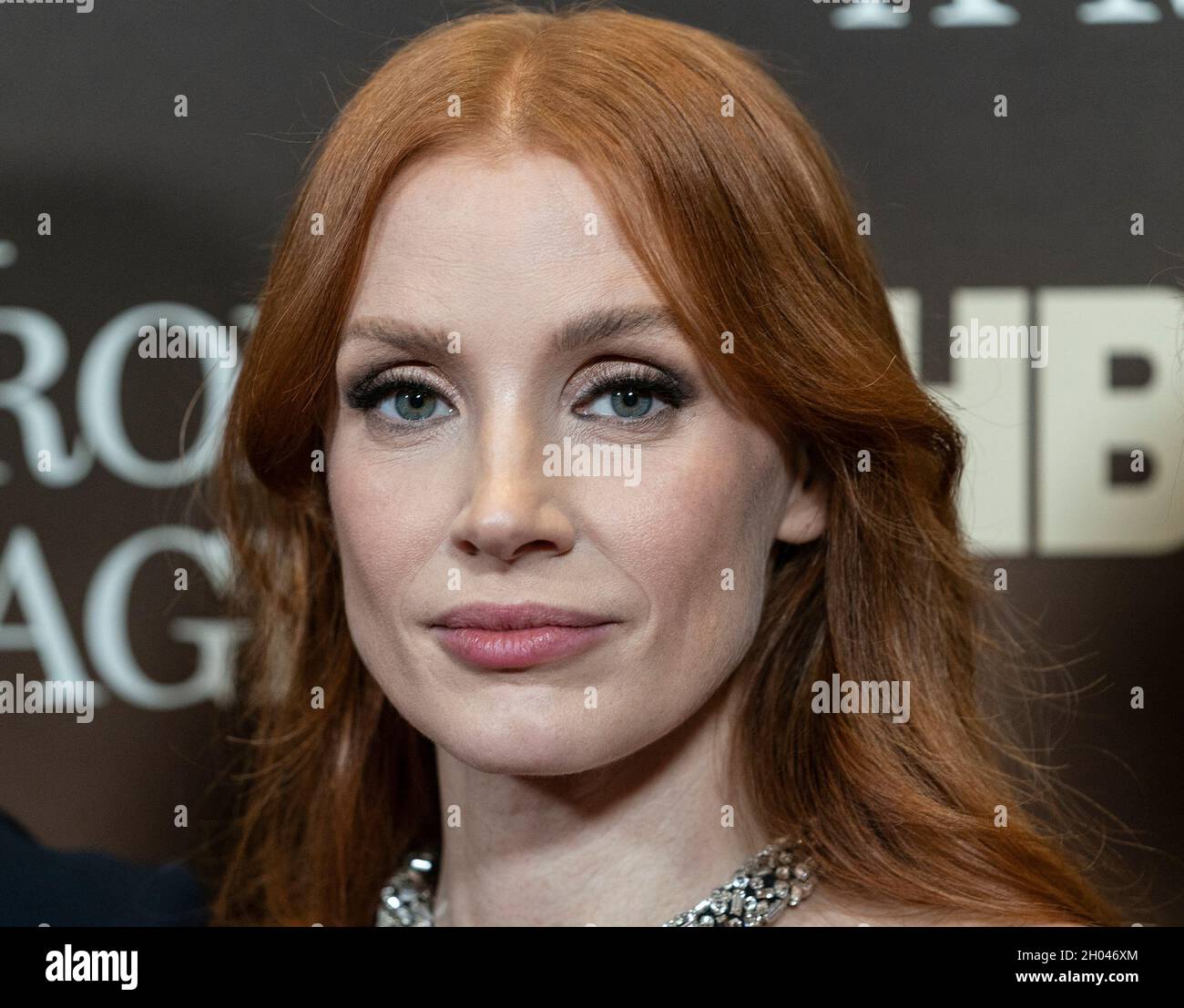 New York, United States. 10th Oct, 2021. Actress Jessica Chastain ...
