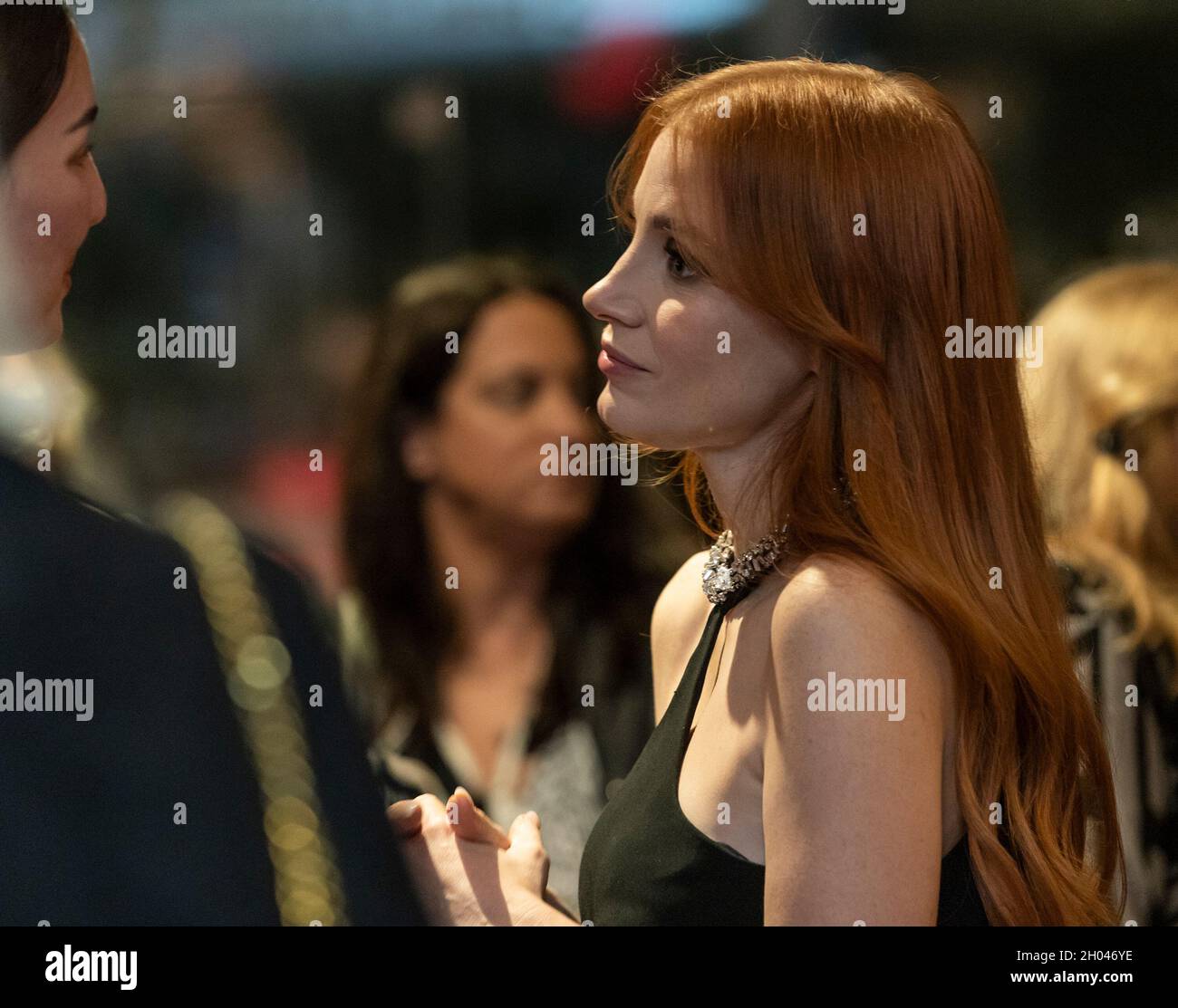 New York, United States. 10th Oct, 2021. Actress Jessica Chastain ...