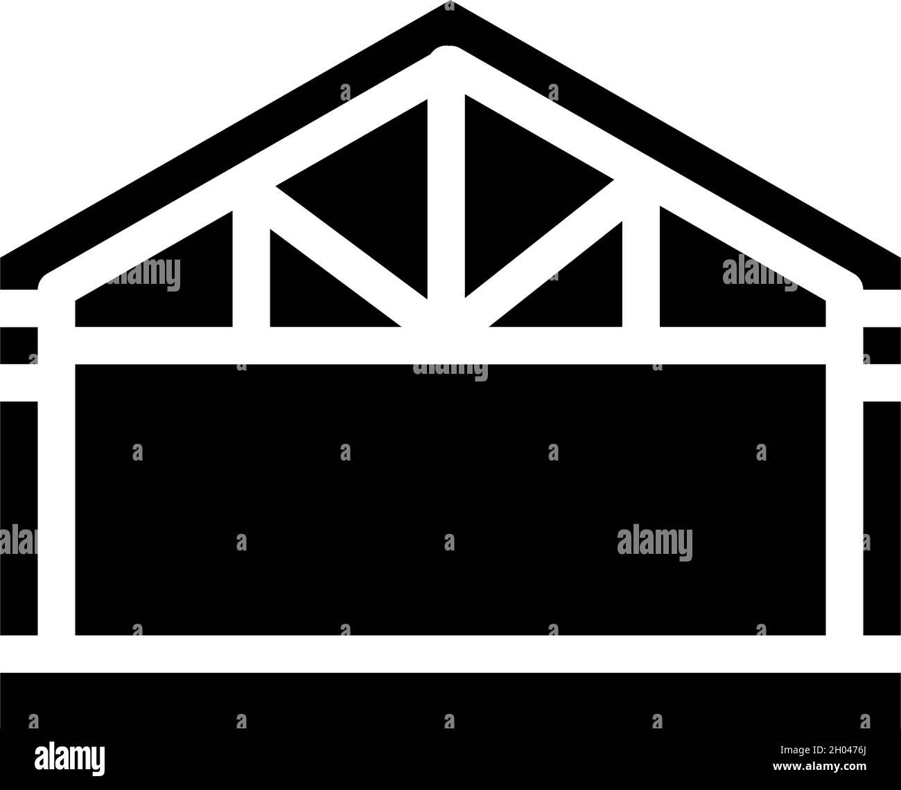 Garage metal frame line Stock Vector Images - Alamy