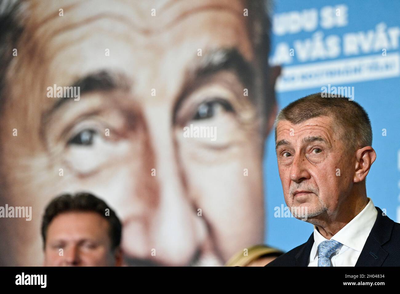 Prague, Czech Republic. 09th Oct, 2021. Czech Prime Minister and ...