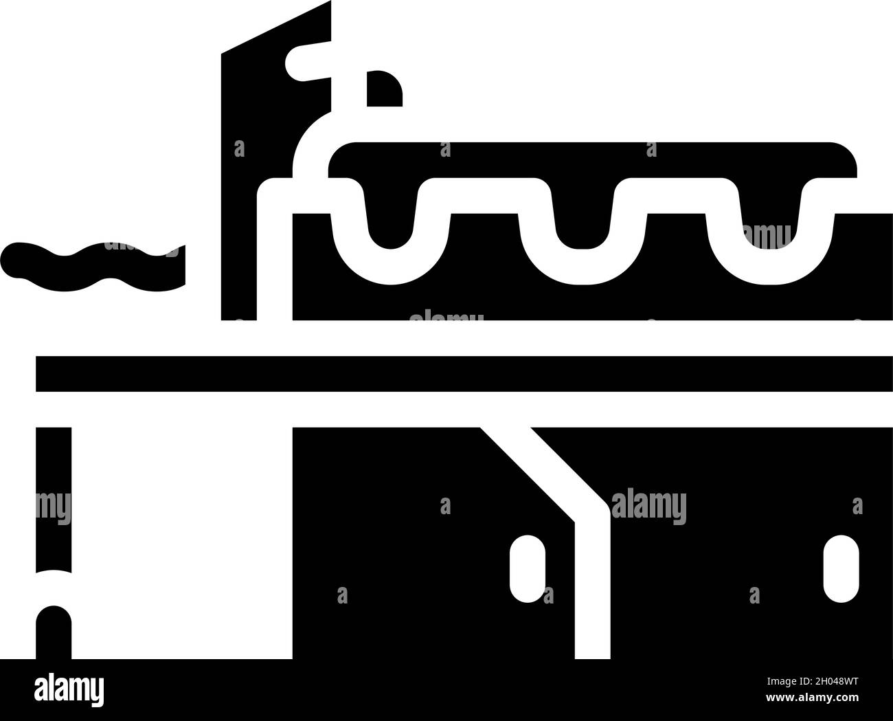 Steel framework bridge Stock Vector Images - Alamy