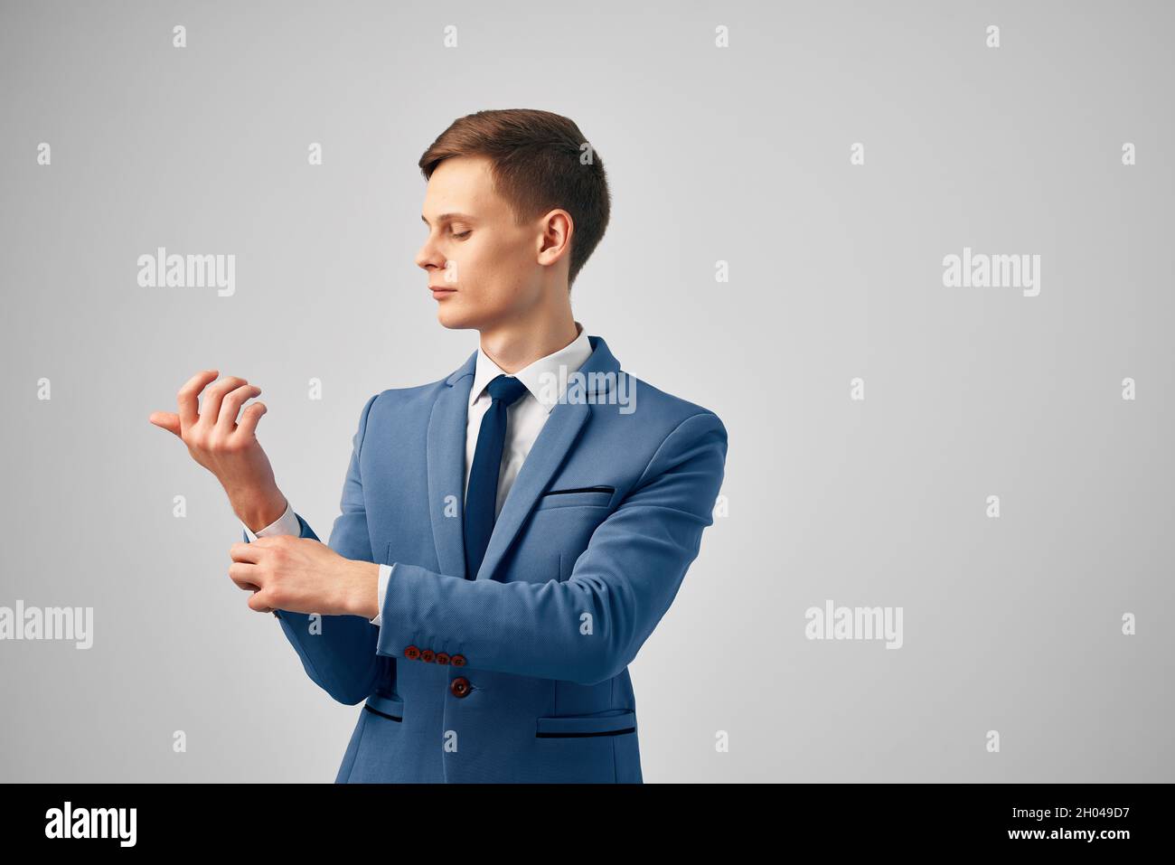business man in suit manager office work entrepreneur Stock Photo - Alamy