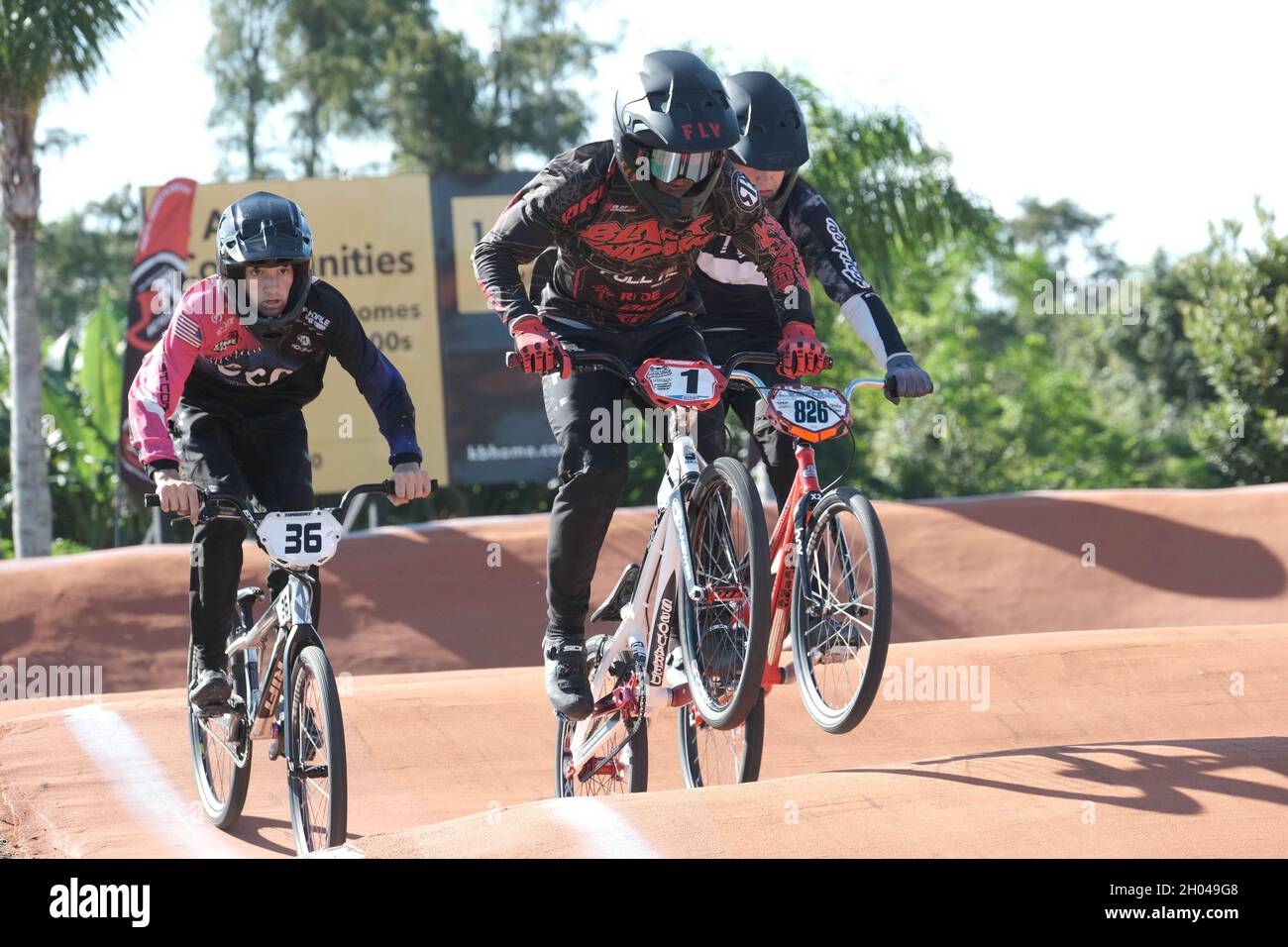 BMX Racing National USA Riders Stock Photo - Alamy