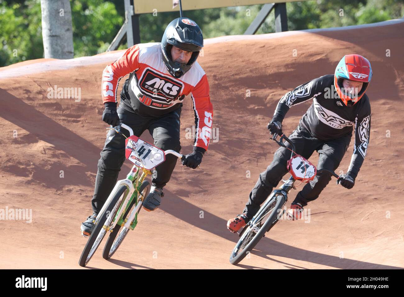 BMX Racing National USA Riders Stock Photo - Alamy