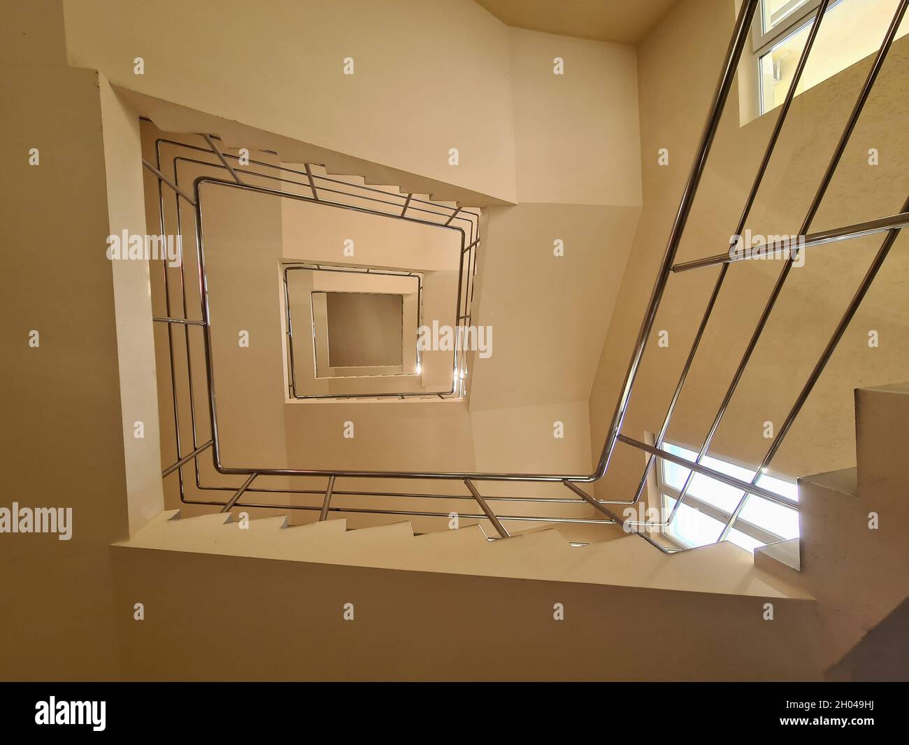 Stairwell in multi story hi-res stock photography and images - Alamy