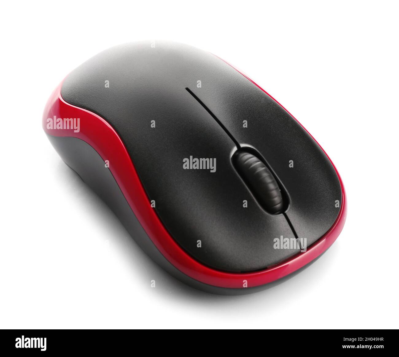 Color computer mouse on white background Stock Photo - Alamy