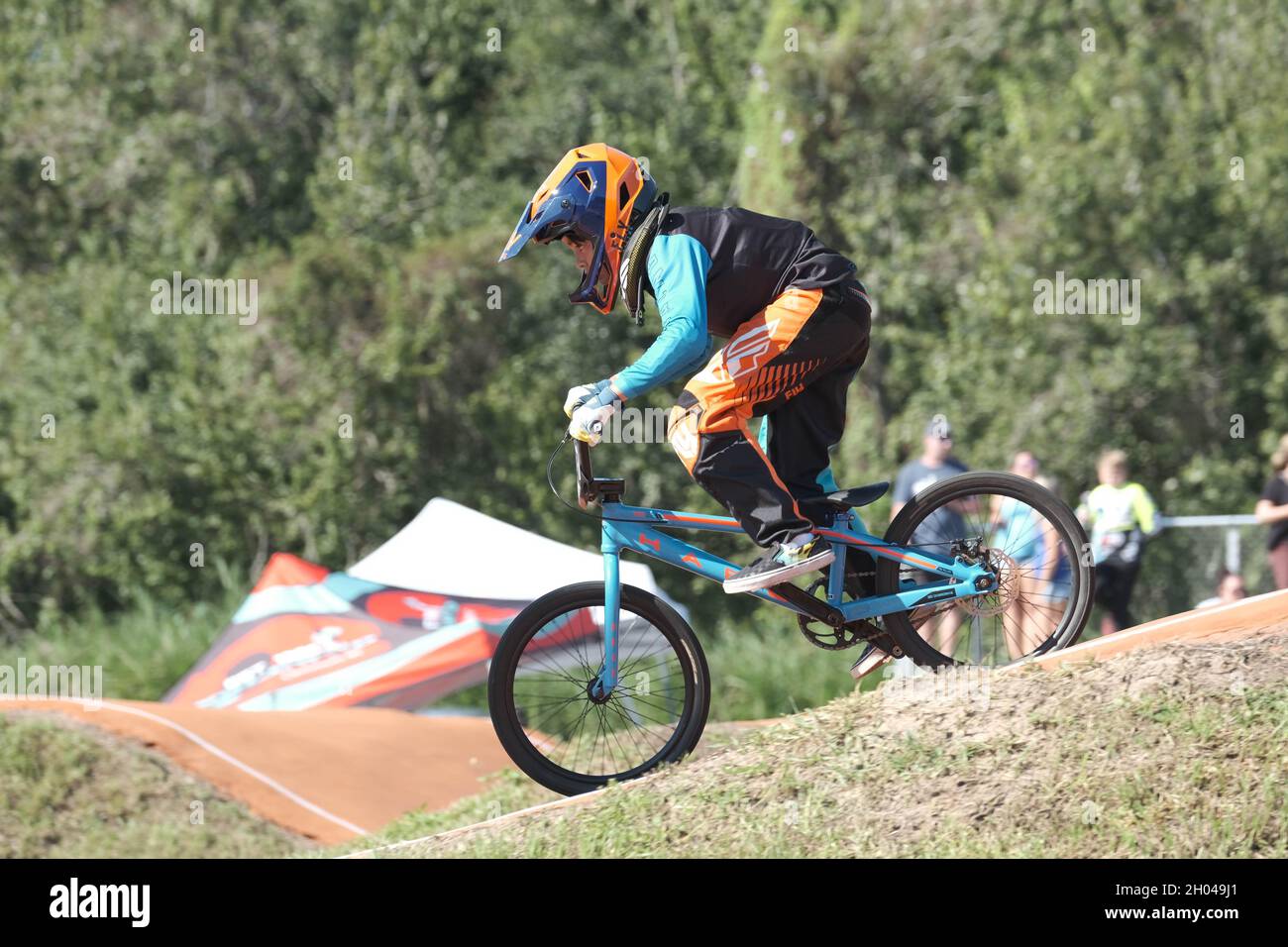 BMX Racing National USA Riders Stock Photo - Alamy