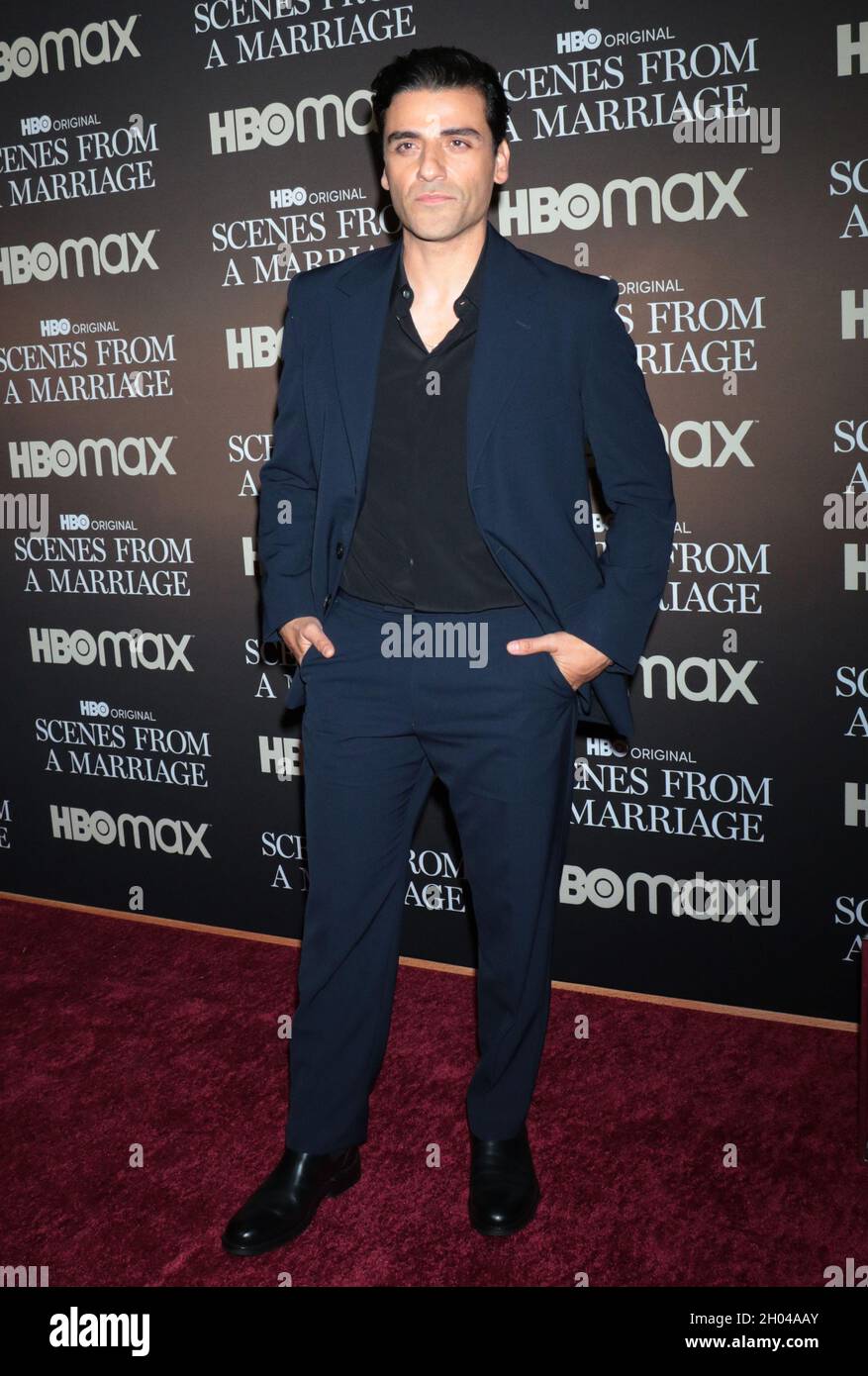 New York, NY, USA. 10th Oct, 2021. Oscar Isaac at the HBOMAX premiere ...