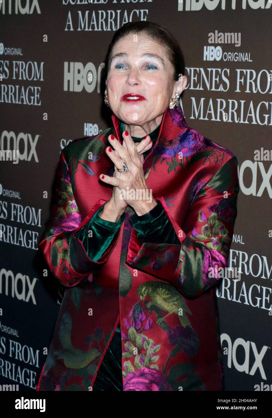New York, NY, USA. 10th Oct, 2021. Tova Feldshuh at the HBOMAX premiere ...