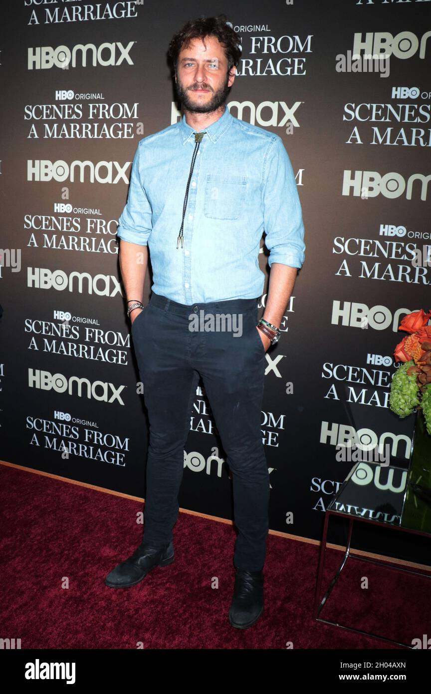 New York, NY, USA. 10th Oct, 2021. Michael Aloni at the HBOMAX premiere ...
