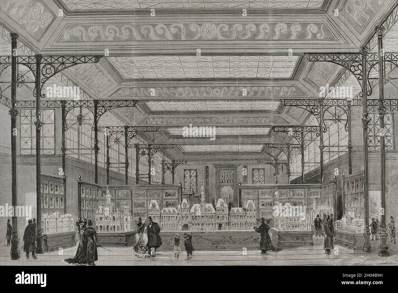 History of France. Paris. Universal Exhibition of 1878. It was held ...