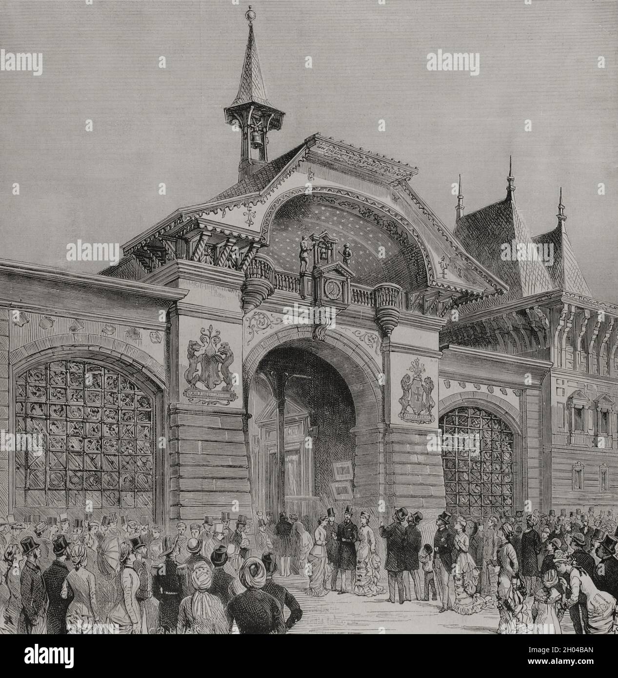 History of France. Paris. Universal Exhibition of 1878. It was held ...