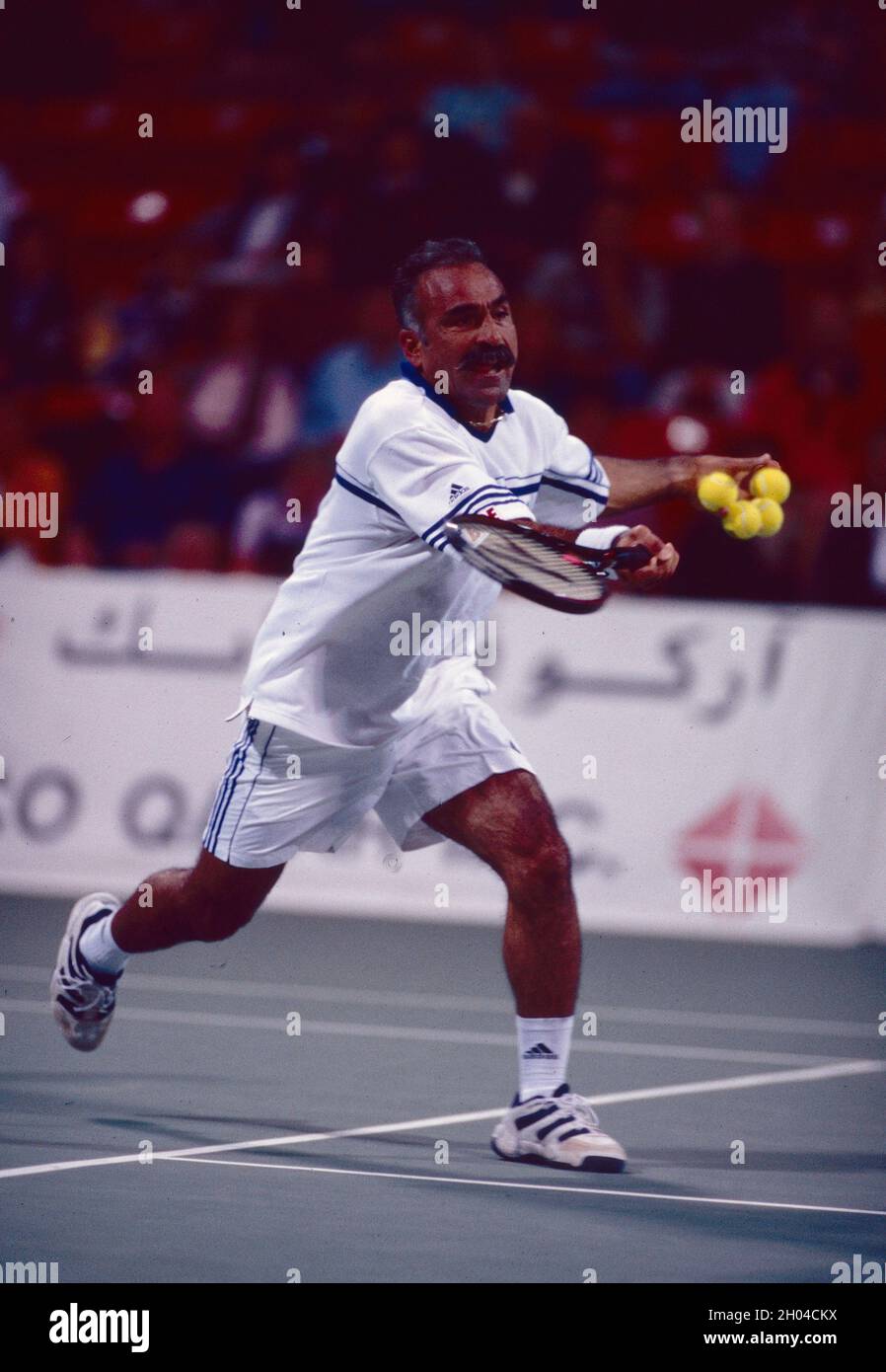 French-Iranian tennis player Mansour Bahrami, 1990s Stock Photo - Alamy