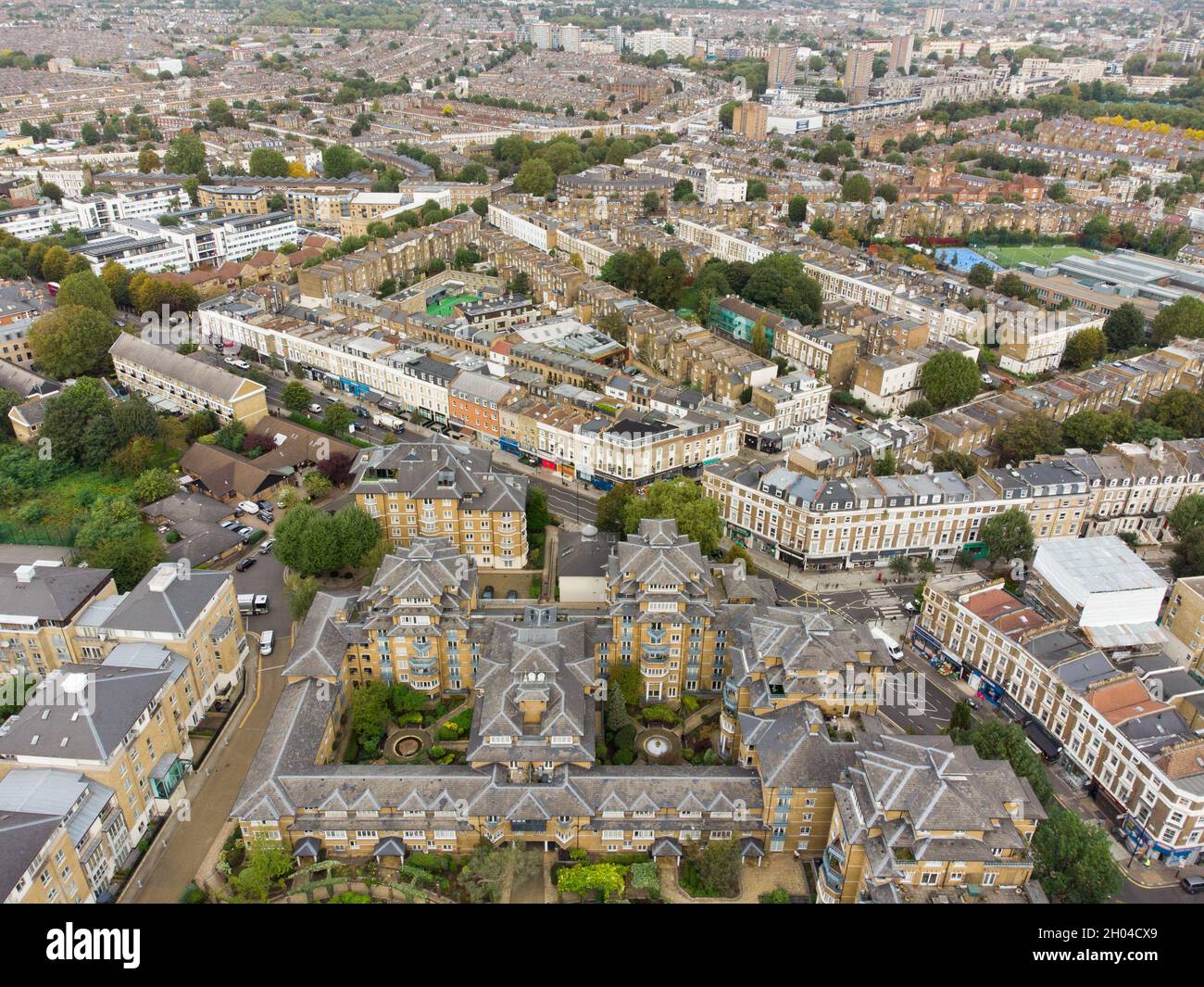 Kilburn london aerial hi-res stock photography and images - Alamy