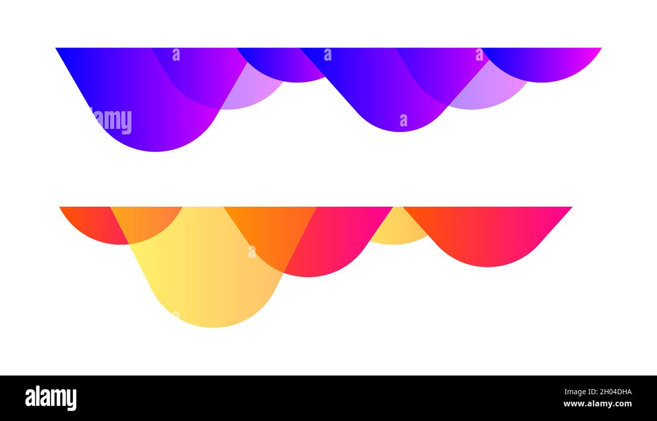 Wavy design element. Decor for brochure, banner, flyer Stock Vector ...