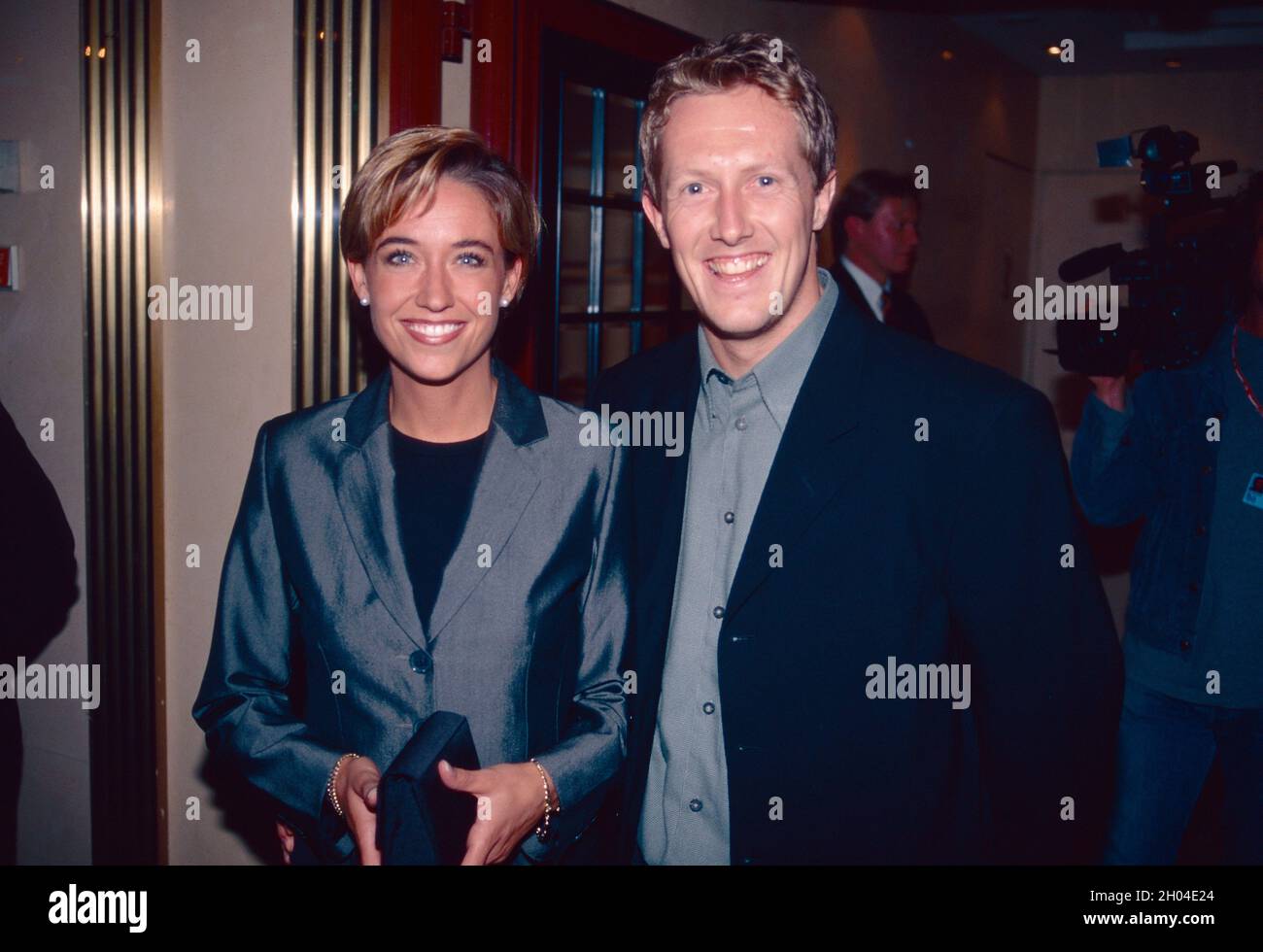 Swedish tennis player Jonas Bjorkman and wife, 1990s Stock Photo - Alamy