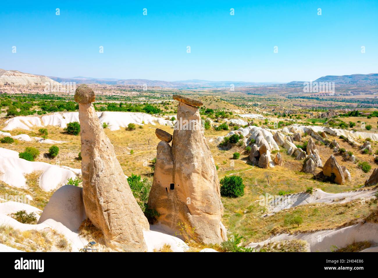 Three graces or Uc Guzeller in Turkish in Cappadocia Urgup Turkey ...