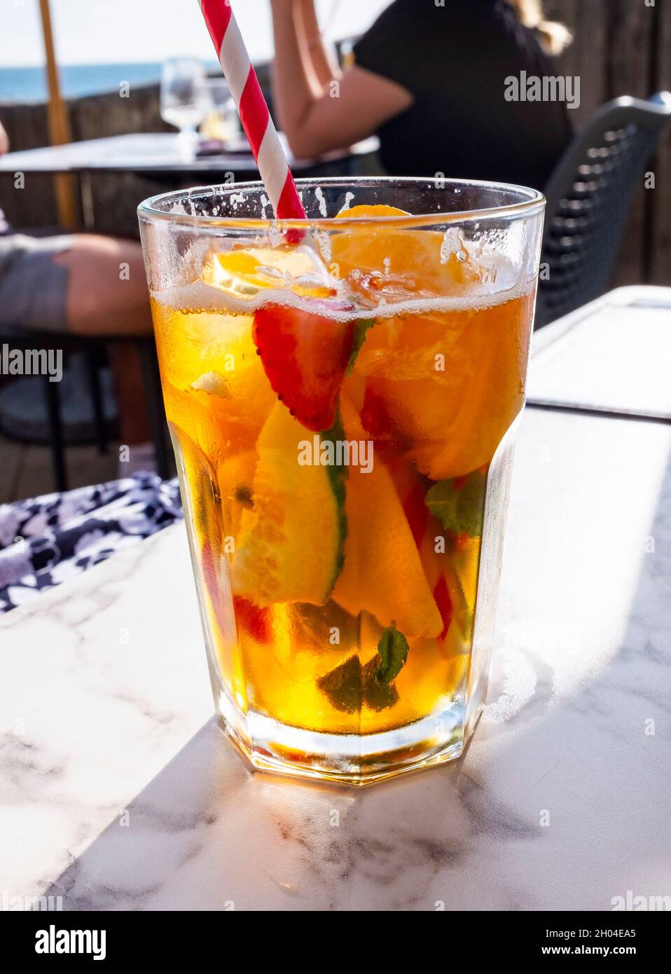 Glass of pimms hi-res stock photography and images - Alamy
