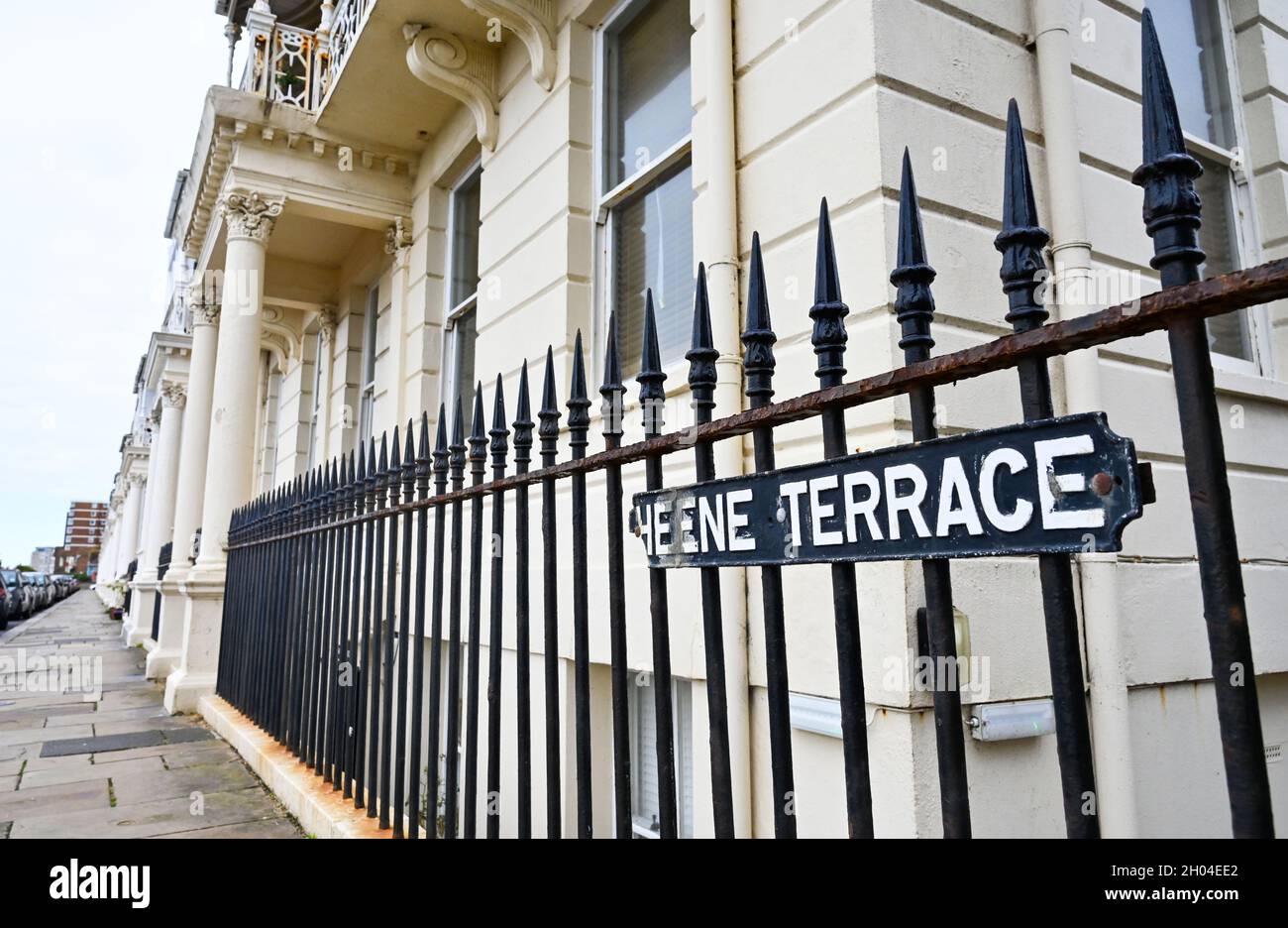 Heene terrace sign hi-res stock photography and images - Alamy