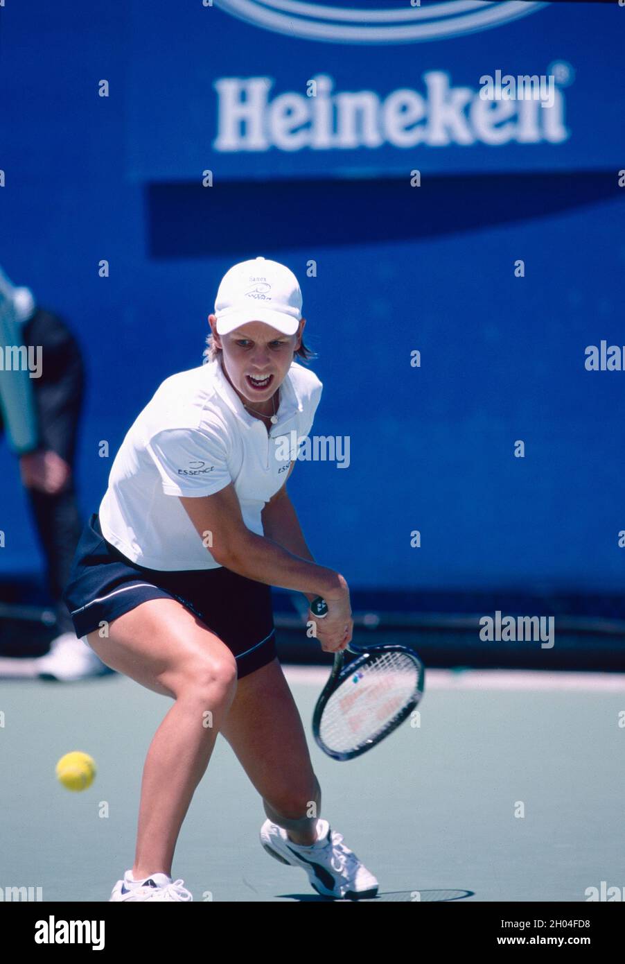 German tennis player Anke Huber, Australian Open 2000 Stock Photo - Alamy
