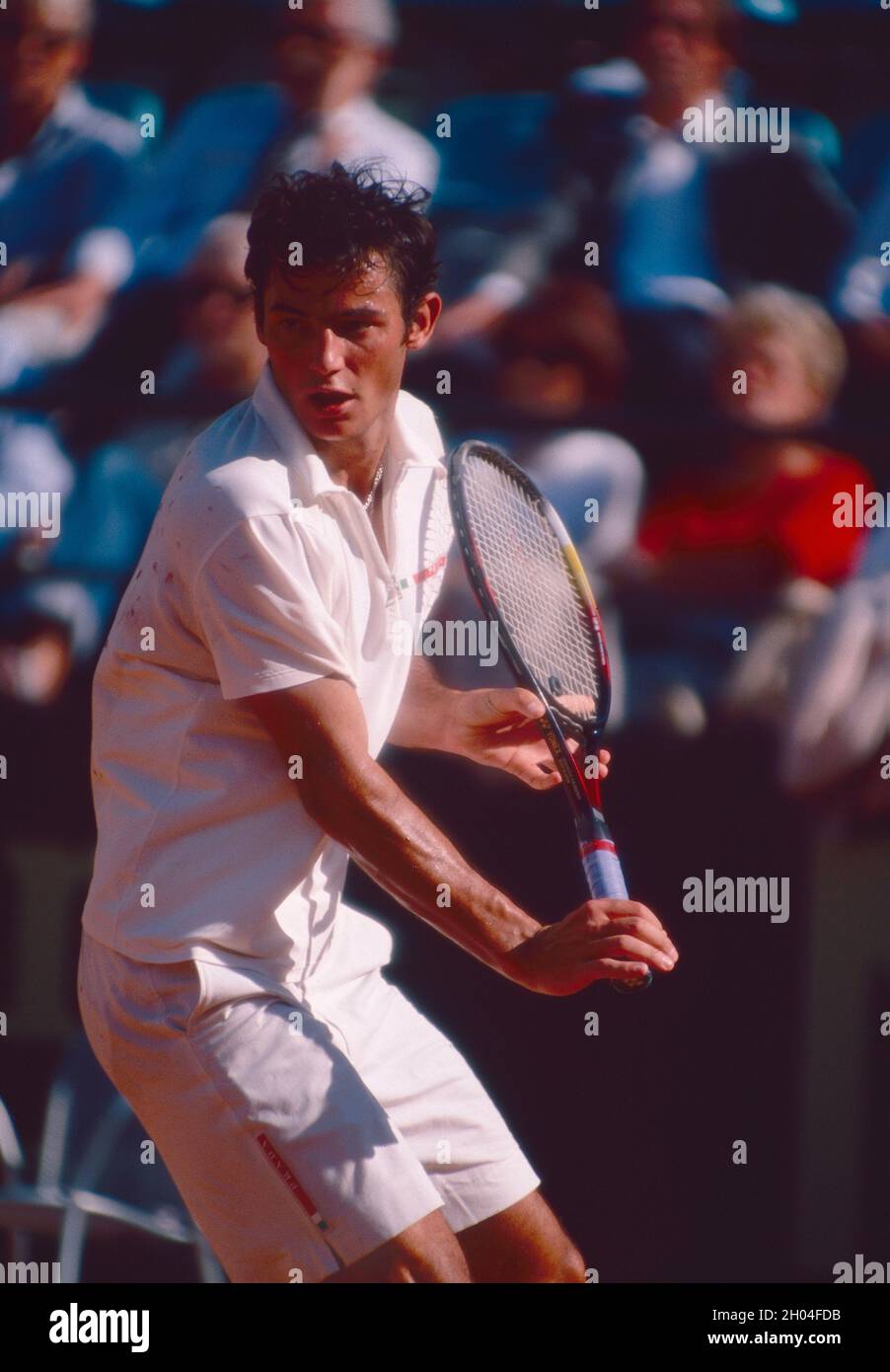 Italian tennis player Federico Luzzi, Davis Cup 2001 Stock Photo - Alamy