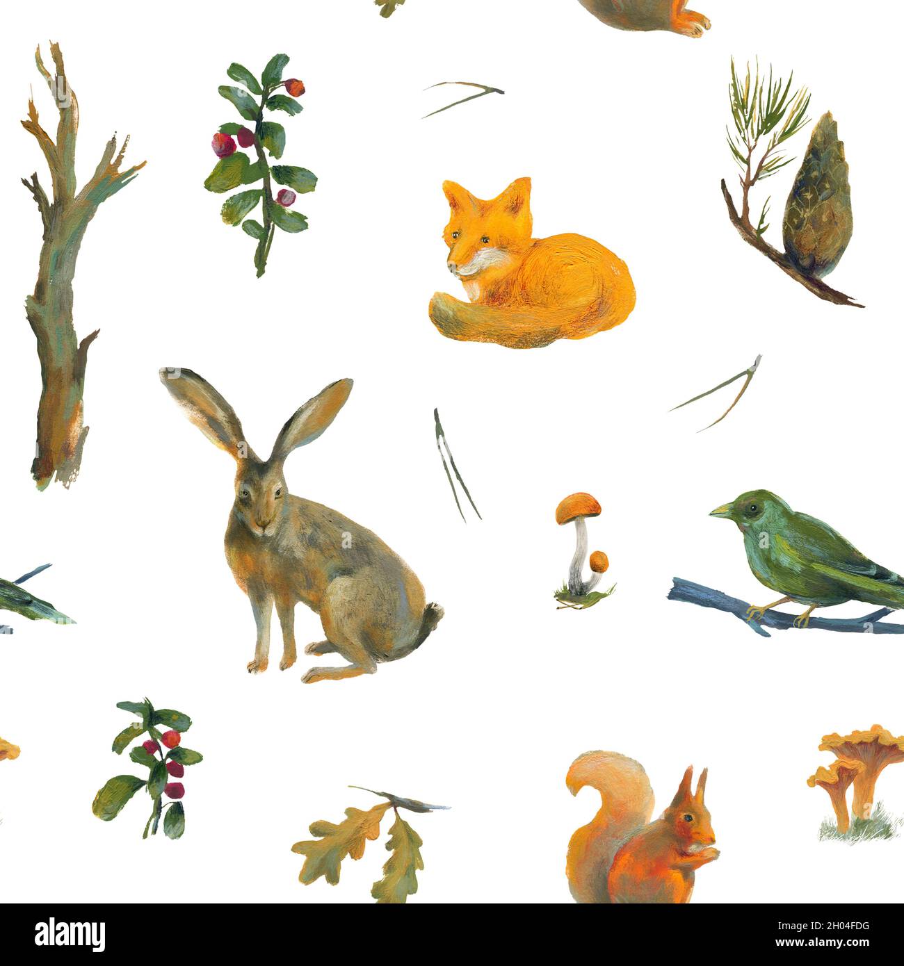 Cozy autumn design mushrooms Cut Out Stock Images & Pictures - Alamy