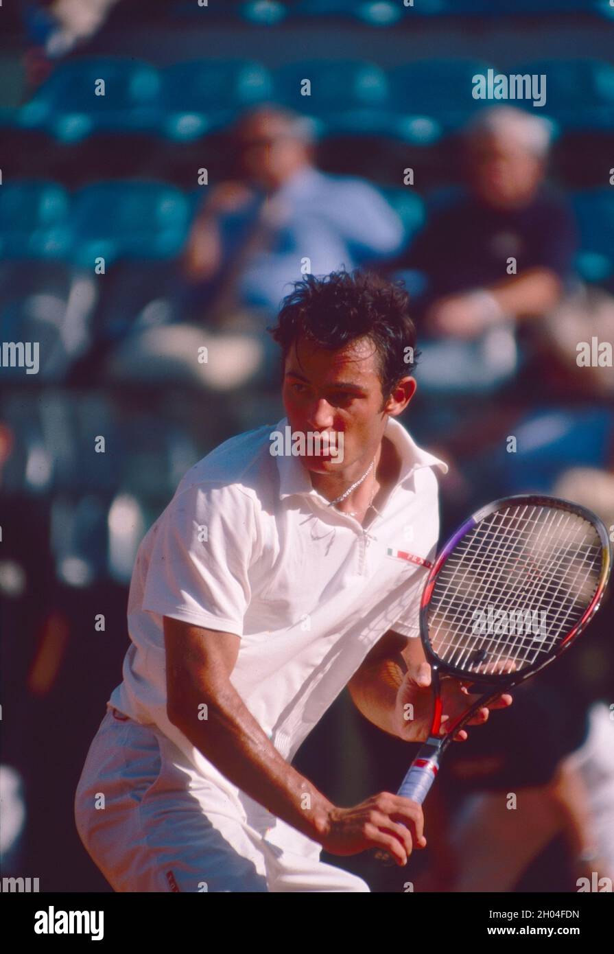 Italian tennis player Federico Luzzi, Davis Cup 2001 Stock Photo - Alamy