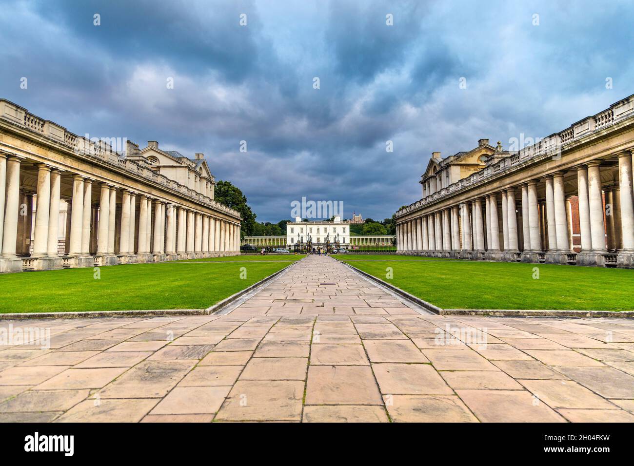 King William Court and Queen Mary Court at the Old Royal Naval College ...