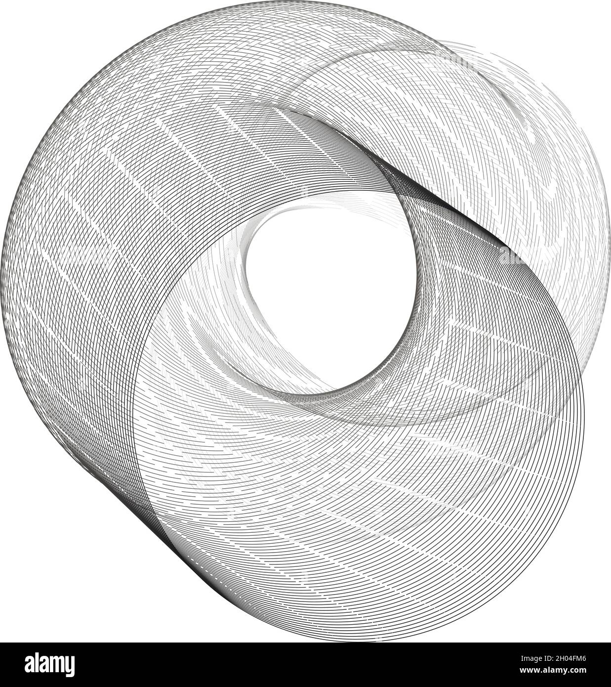 Modern abstract vector illustration. Digital futuristic monochrome ...