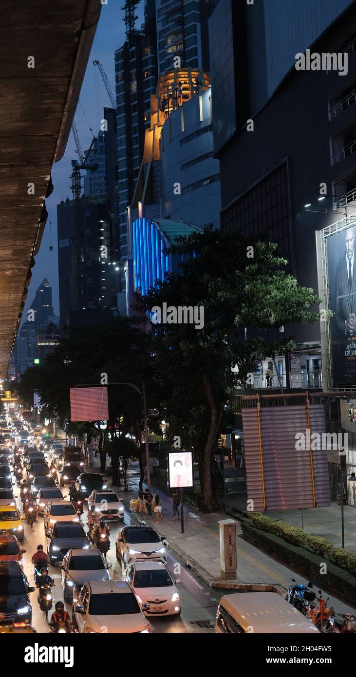 Sukhumvit Road at Ekkamai Road Bangkok Thailand Stock Photo - Alamy