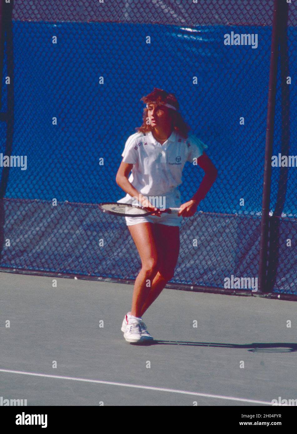 Italian tennis player Laura Lapi, 1988 Stock Photo - Alamy