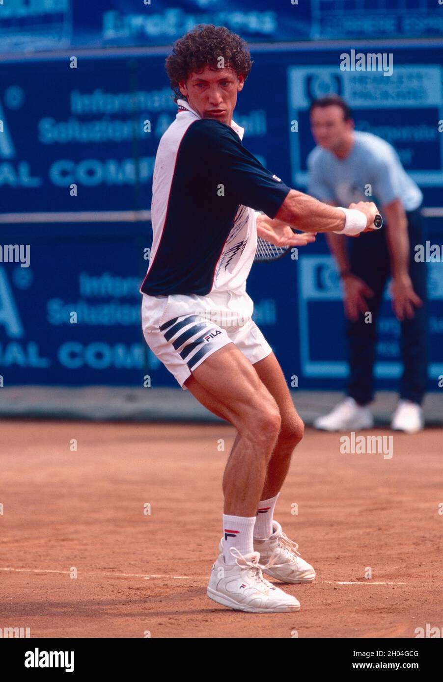 Italian tennis player Marzio Martelli, Sicilian International ...