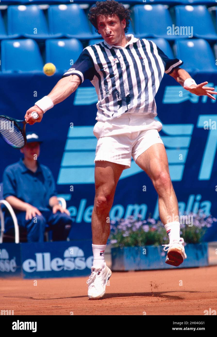 Italian tennis player Marzio Martelli, Sicilian International ...