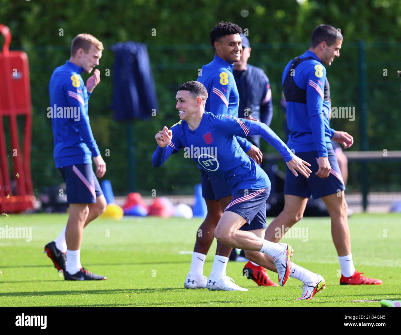 Enfield, England, 11th October 2021. Phil Foden of England during a ...