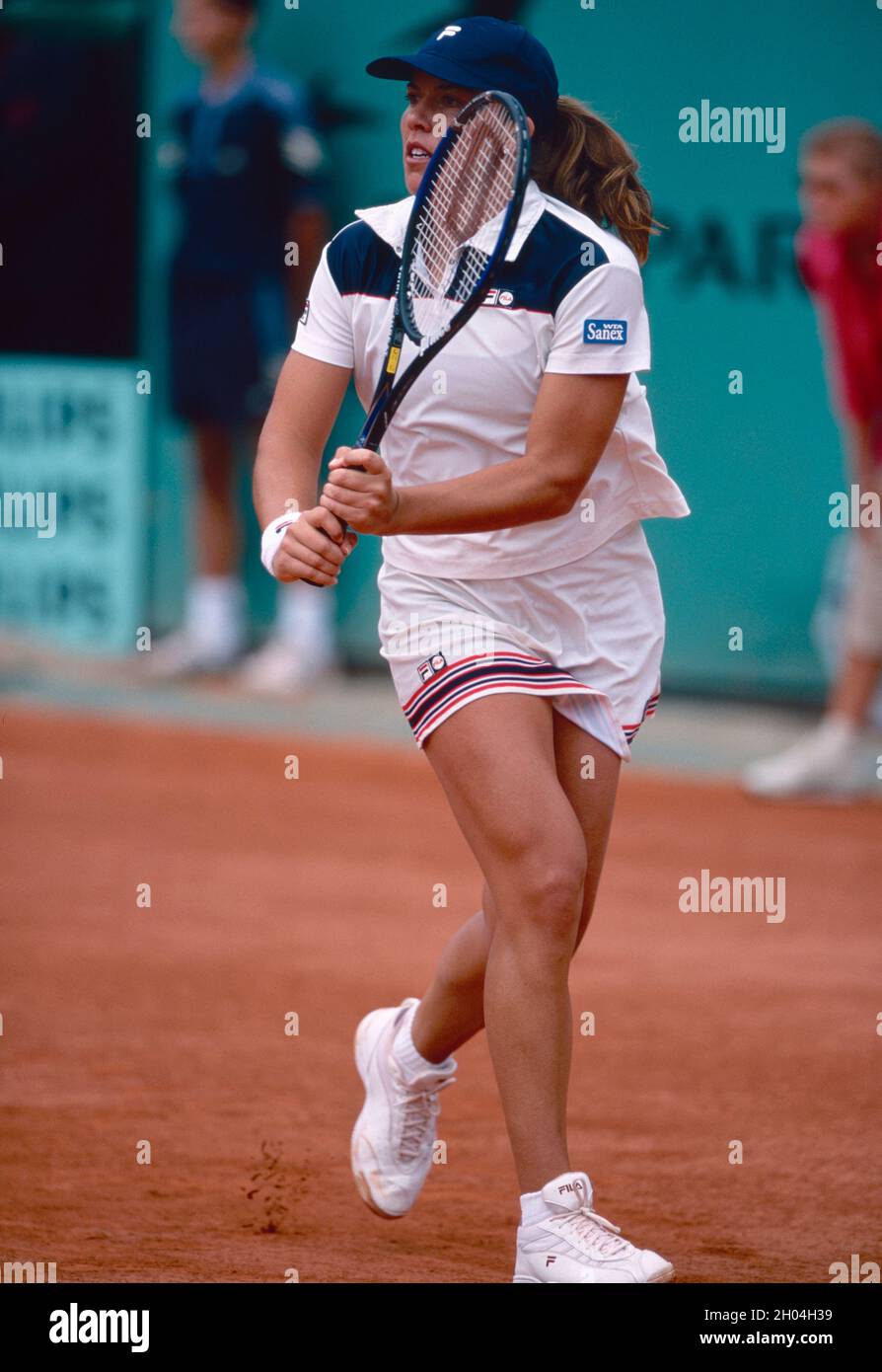 American tennis player Jennifer Capriati, Roland Garros, France 2001 ...