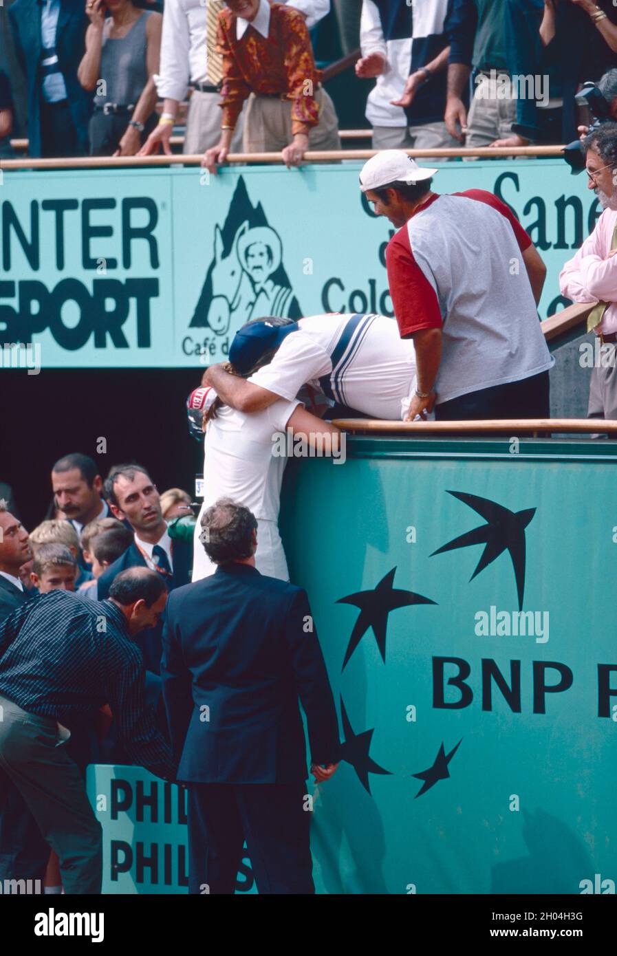 American tennis player Jennifer Capriati wins the French Open, Roland ...