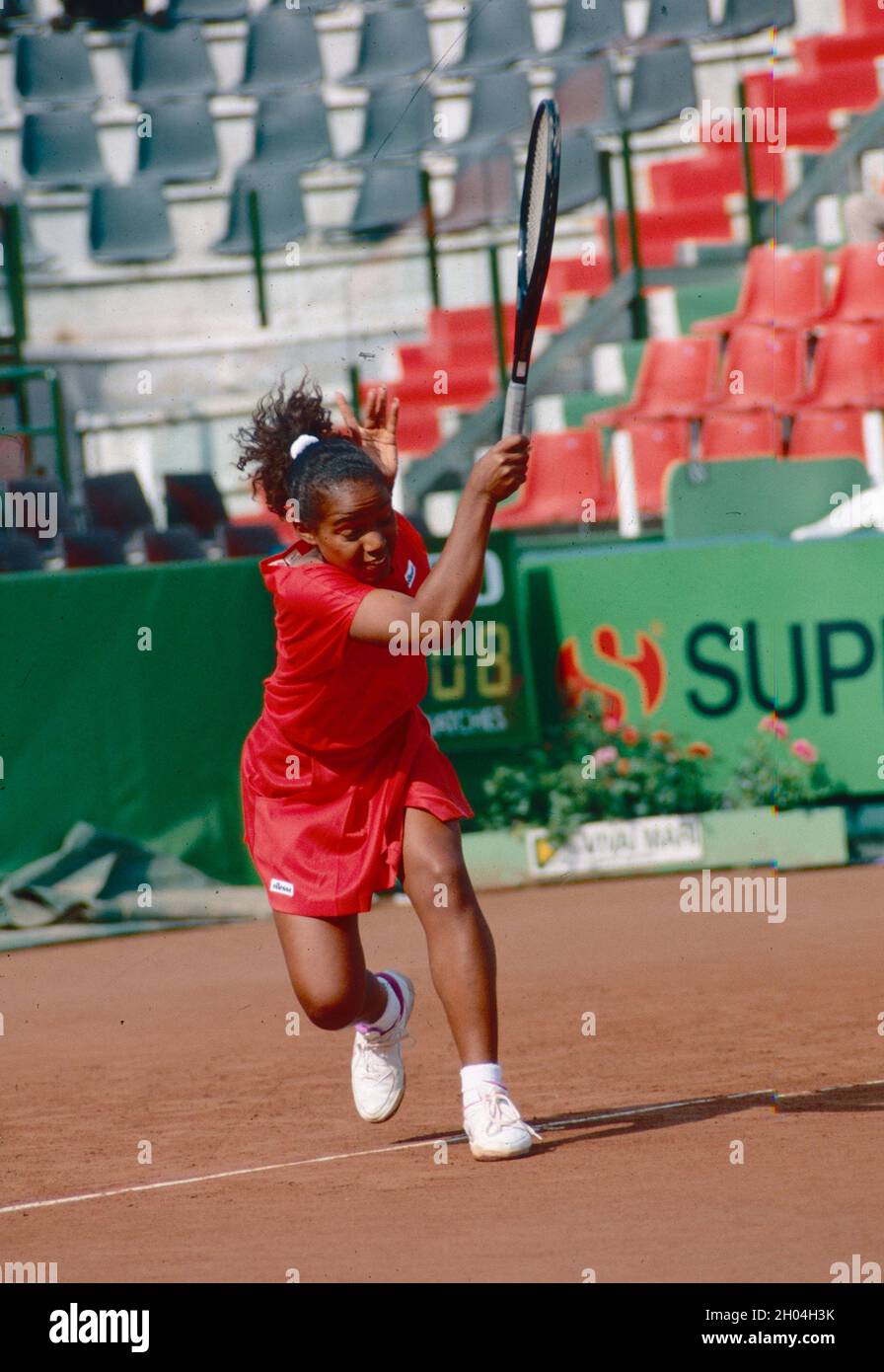 American tennis player Stacey Martin, Italian Open 1991 Stock Photo - Alamy