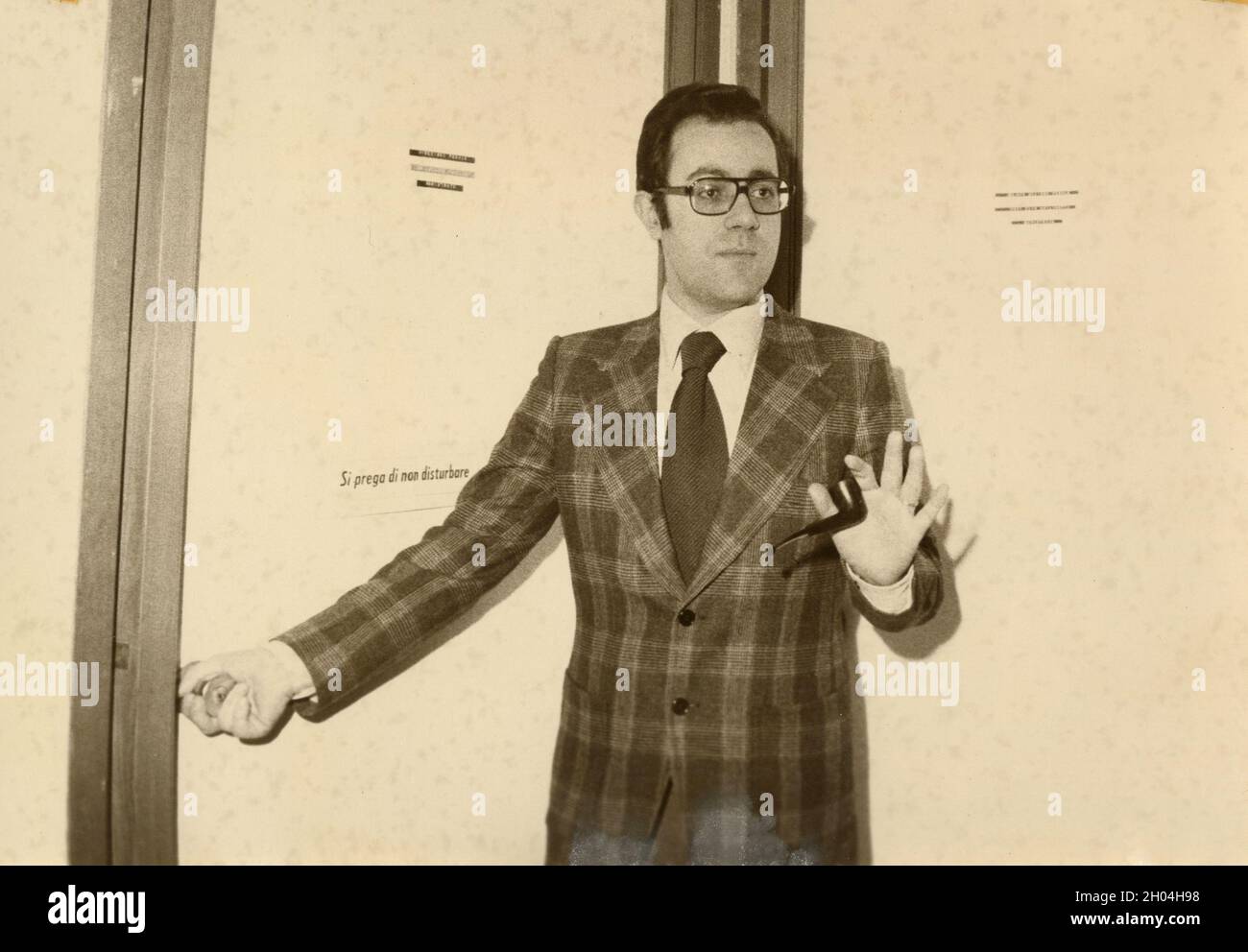 Italian investigating magistrate Luciano Infelisi, 1980s Stock Photo ...