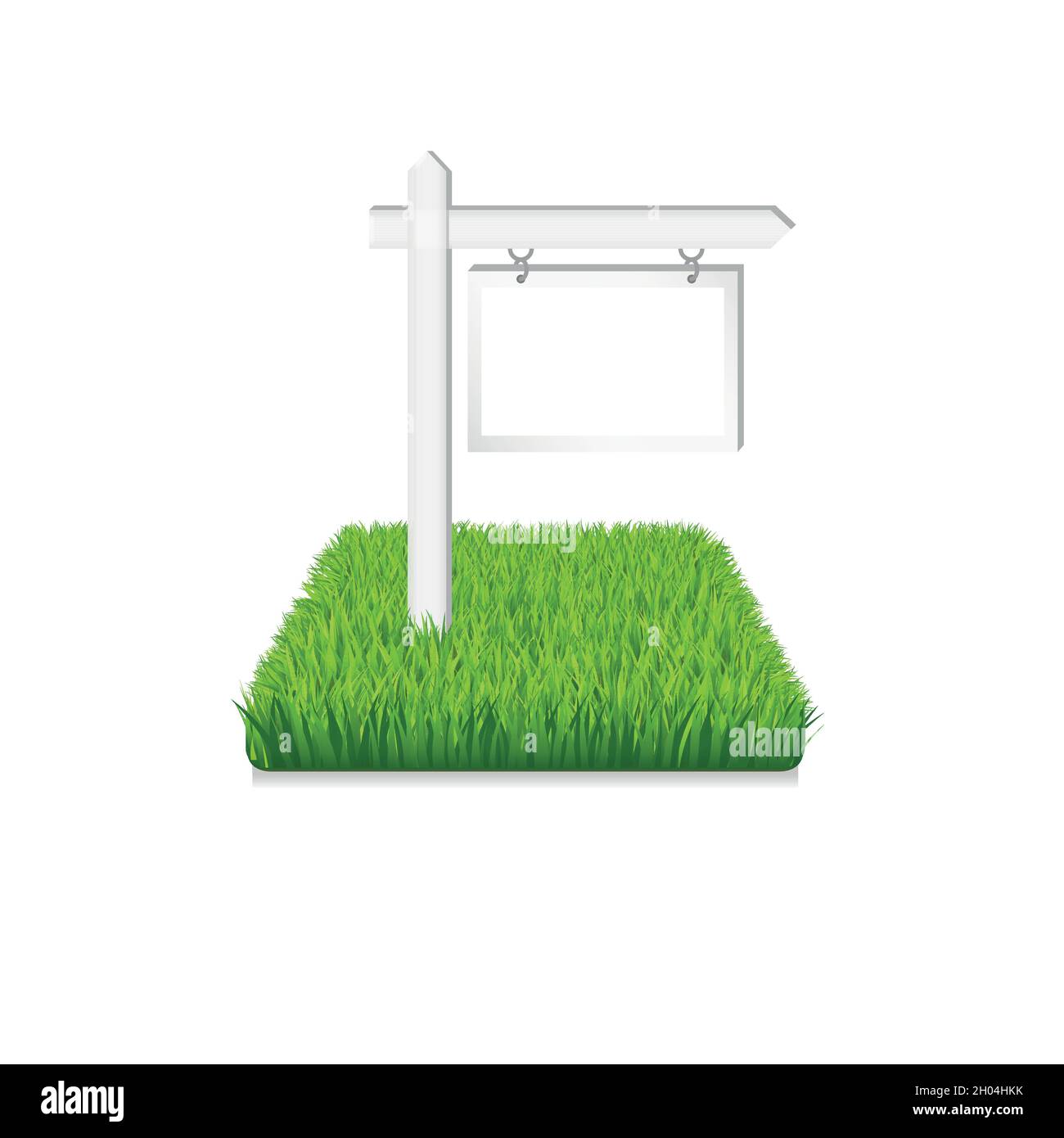 Green facade on commercial Stock Vector Images - Alamy