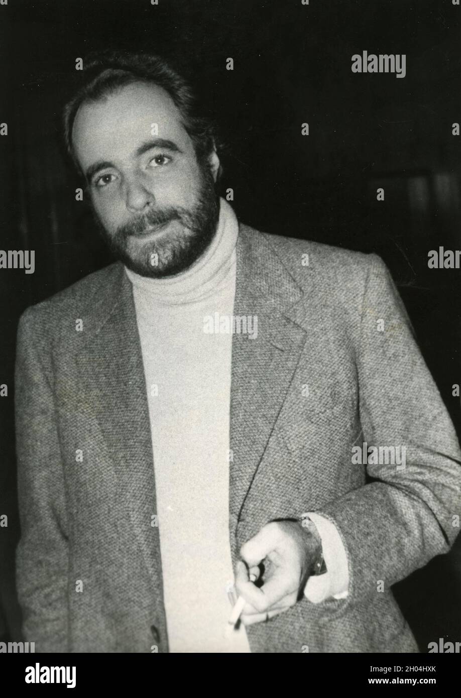 Italian composer Manuel De Sica, 1970s Stock Photo - Alamy