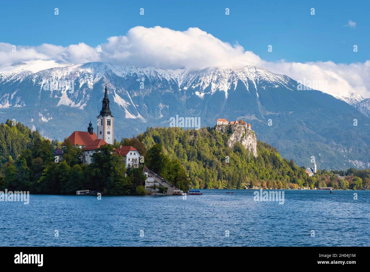 Lake Bled and Bled Island, Slovenia Stock Photo - Alamy