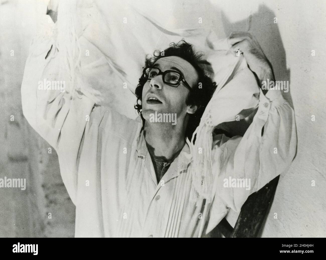 Italian actor and comedian Roberto Benigni, 1970s Stock Photo - Alamy