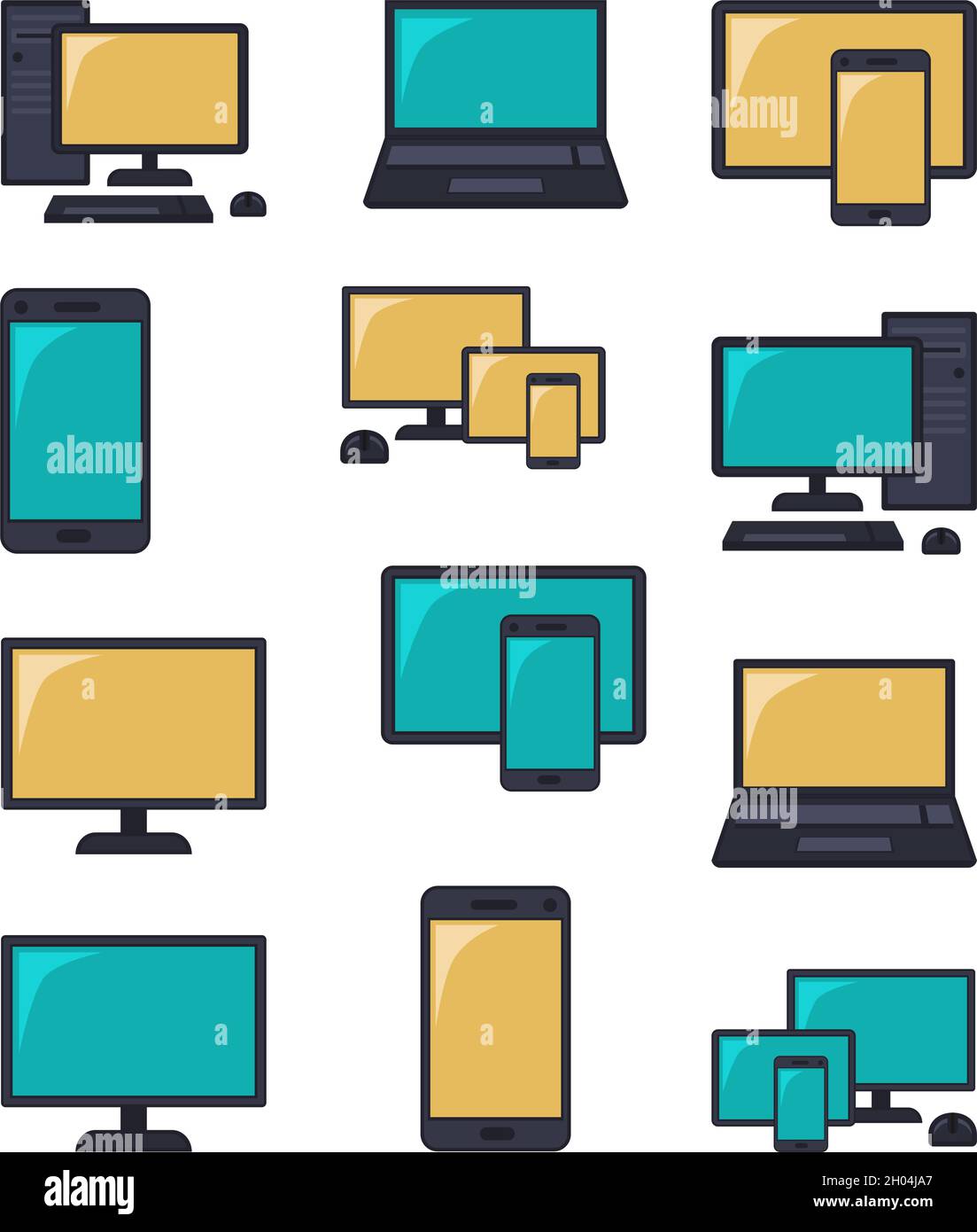 Multiplatform Stock Vector Images - Alamy