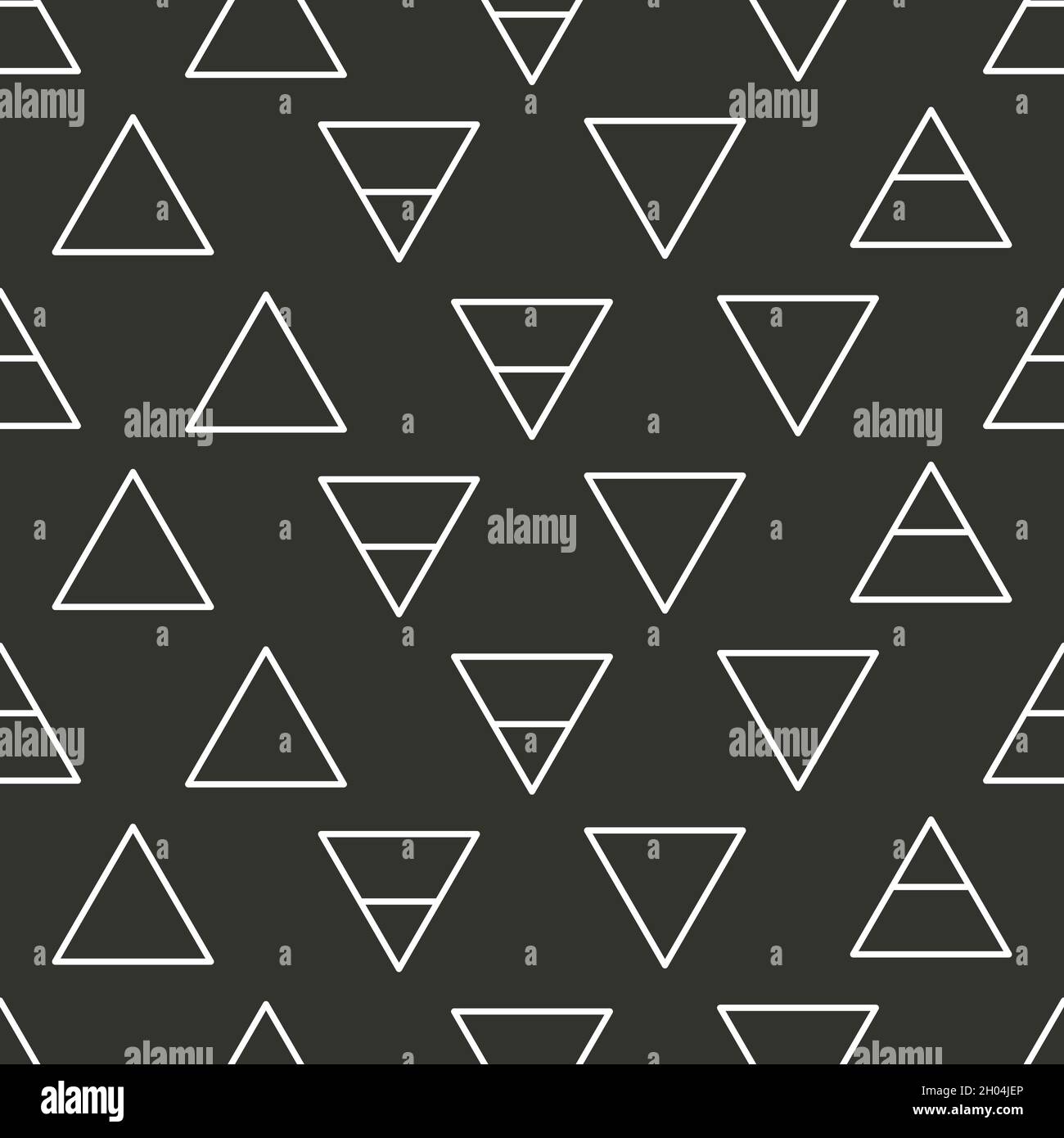Alchemy icons with triangles - earth, air, fire, water. Seamless ...