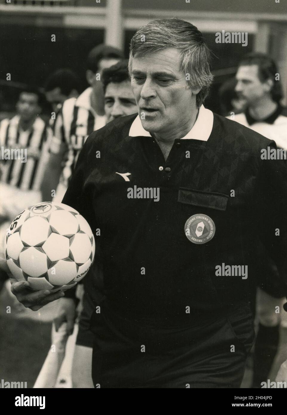 Italian referee Luigi Agnolin, 1990 Stock Photo - Alamy