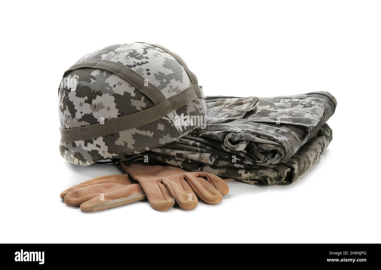 Military uniform us folded hi-res stock photography and images - Alamy