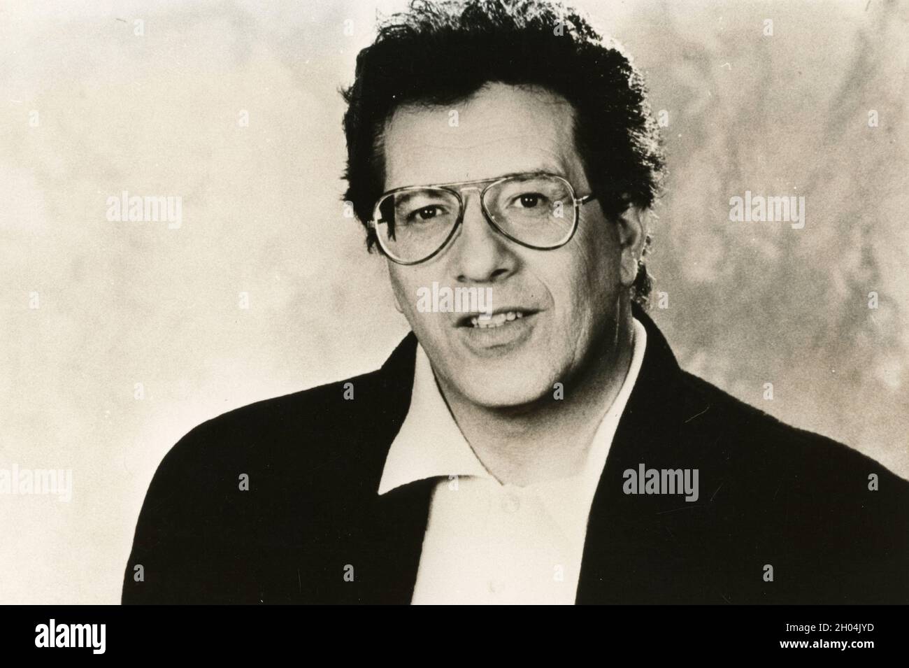Italian singer and songwriter Peppino Di Capri, 1980s Stock Photo - Alamy