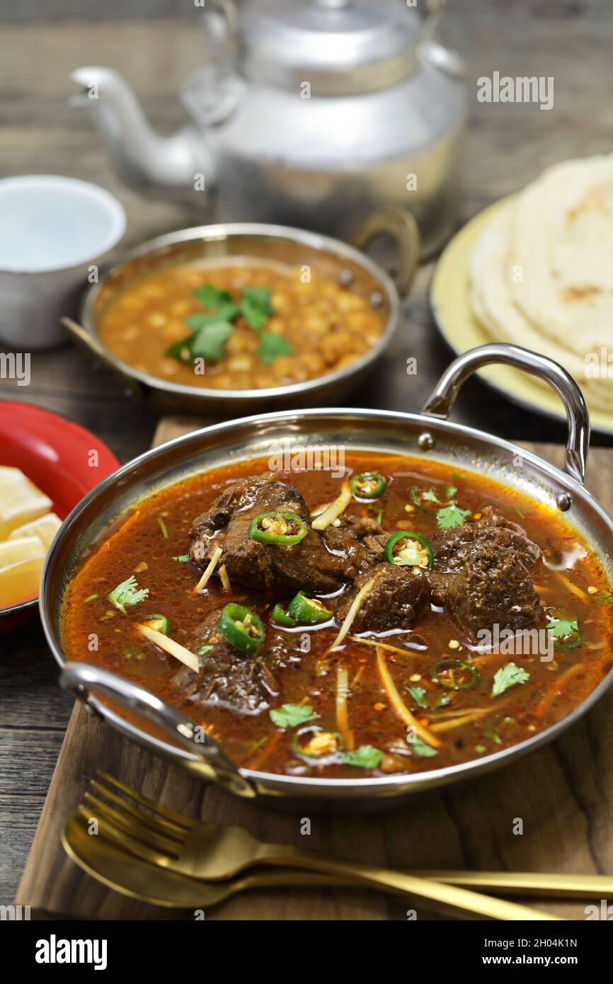 beef nihari, pakistani curry cuisine Stock Photo - Alamy